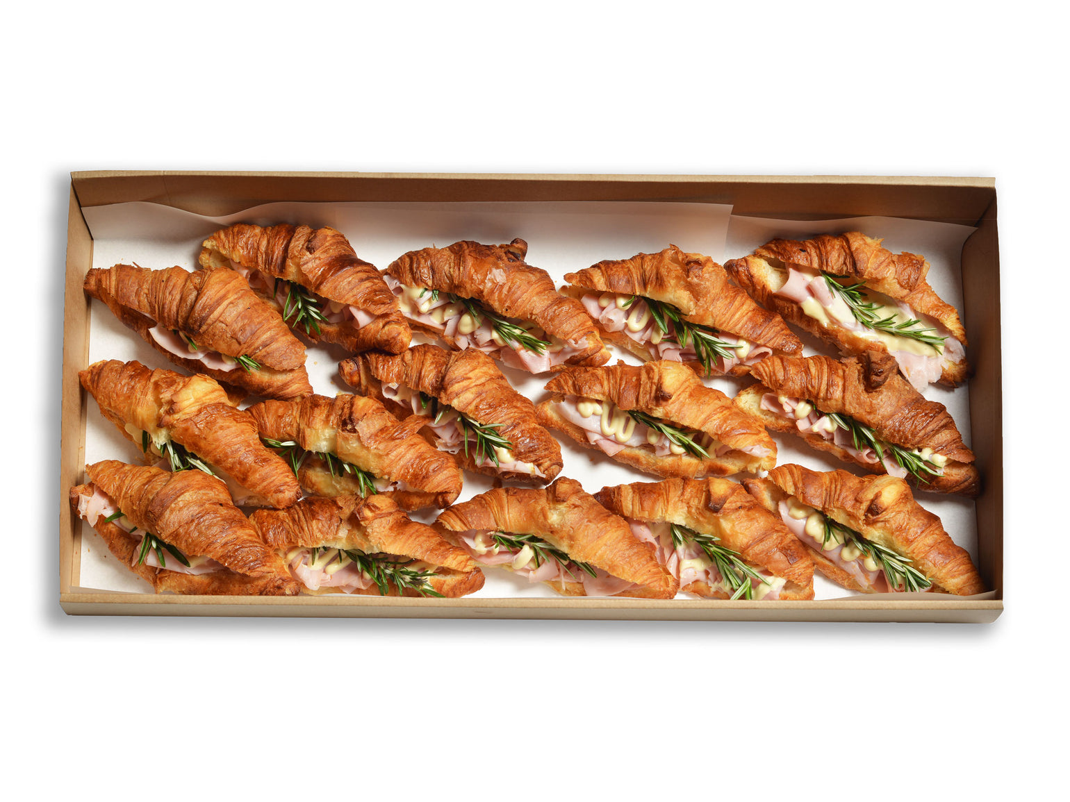 Ham and Cheese Croissant Platter – The Catering Club