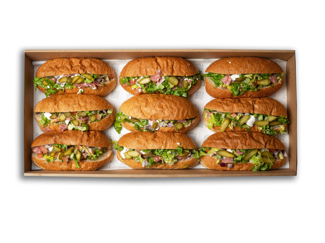 Chop Salad Roll Platter – The Catering Club