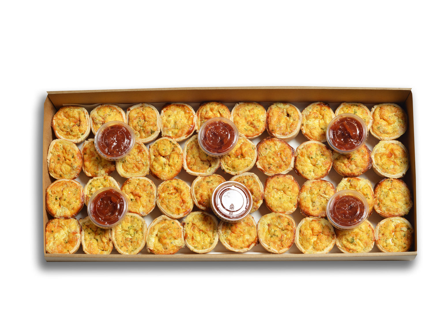 Mini Vegetarian Quiche Platter – The Catering Club